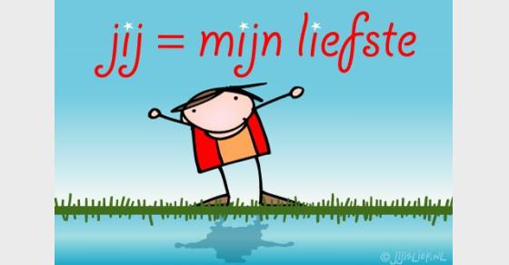 Jij is Lief - kaart: Mijn liefste