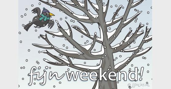 Jij is Lief - kaart: Fijn weekend!